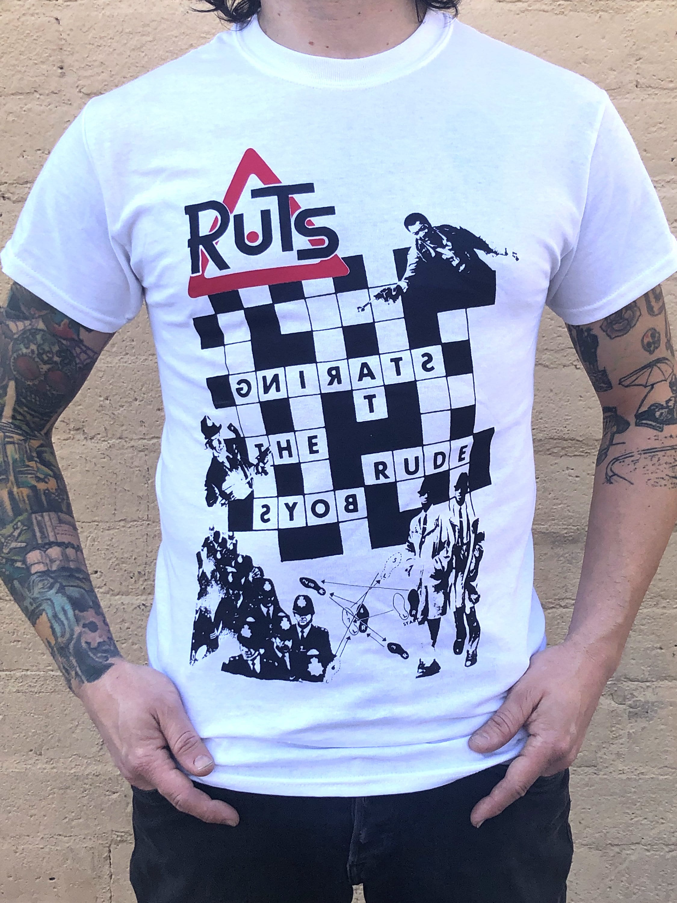 The Ruts "staring at the Rude Boys" Band Shirt 1977 Punk Rock Dub ...