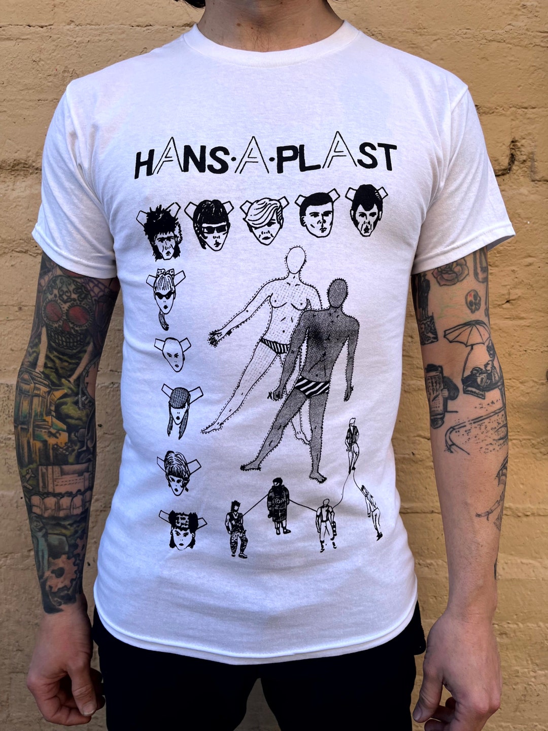 Hans-a-plast Band Shirt German Punk Femme Punk Liliput DAF Bloodstains ...