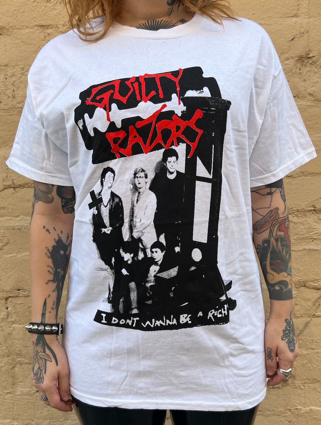 Guilty Razors Band Shirt French Punk 1977 Killed by Death Metal Urbain ...