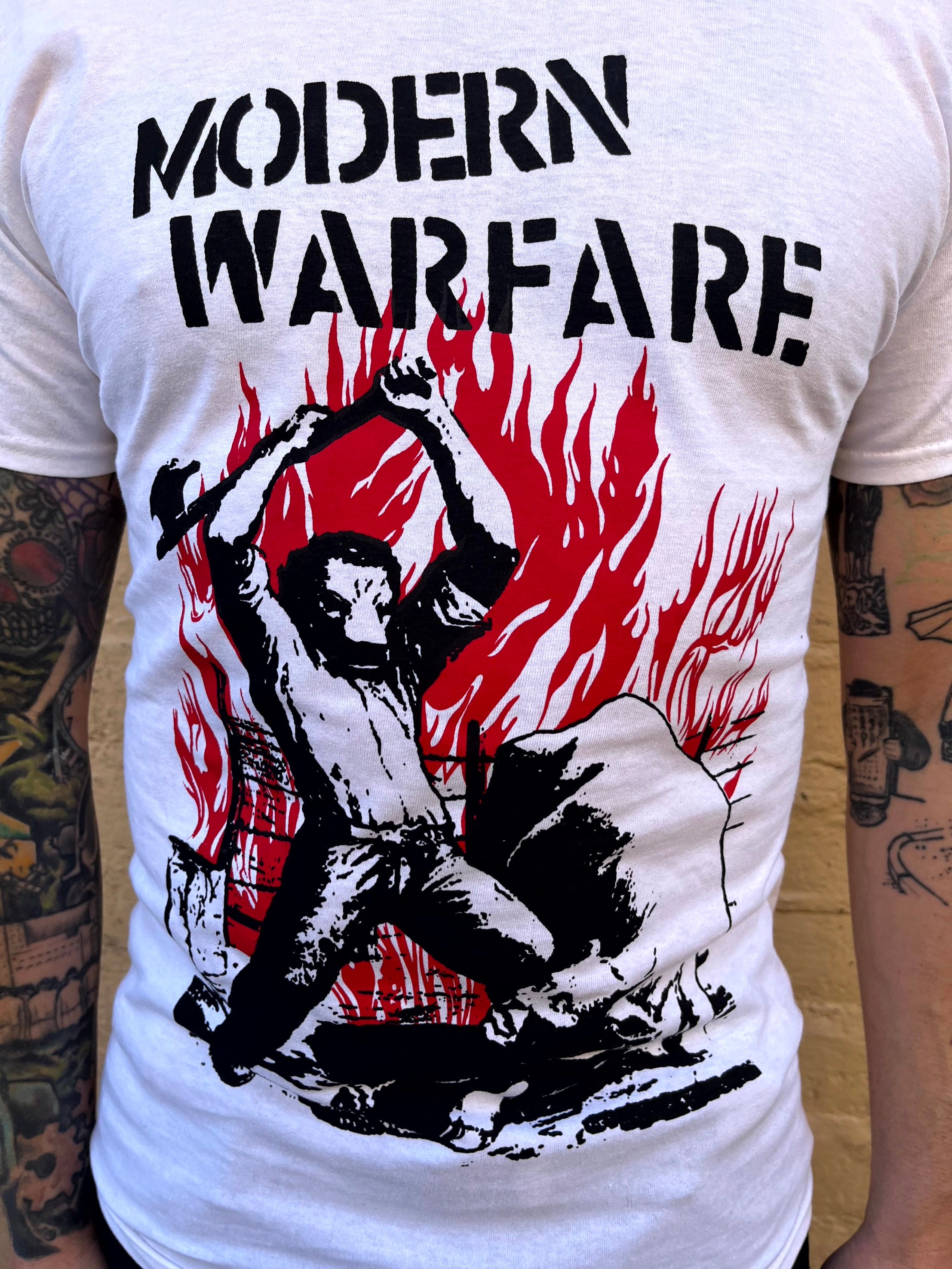 Modern Warfare Band Shirt Punk Hardcore Post-punk 80's Hardcore ...