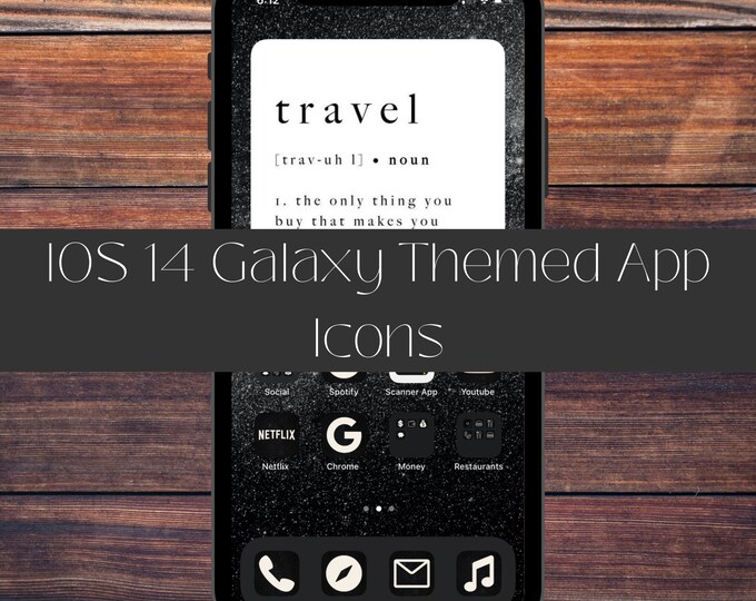 Galaxy App Icons Dark, Dark App Icons, Black App Icons, Moon App Icons ...