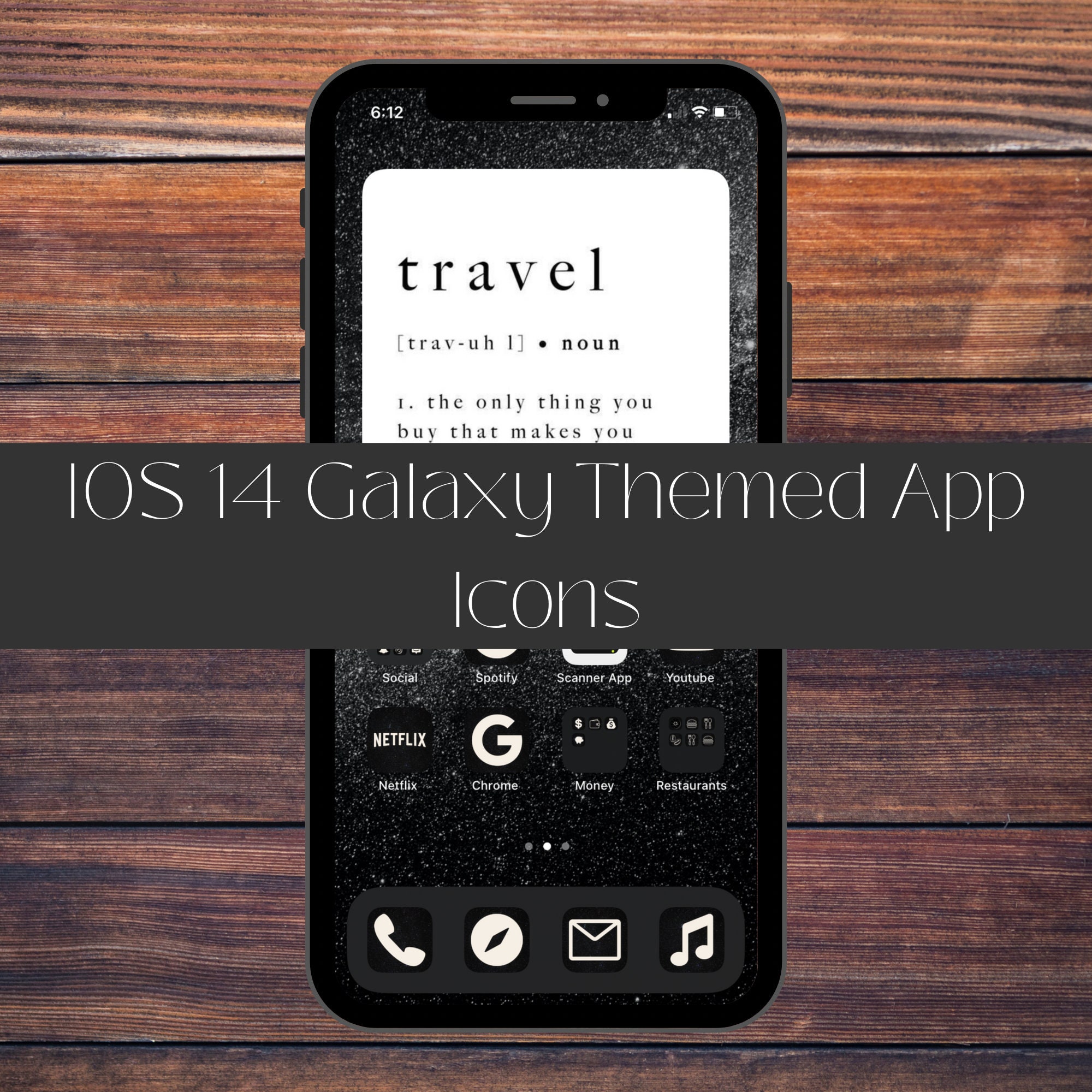 IOS 14 Galaxy Themed App Icons - Etsy
