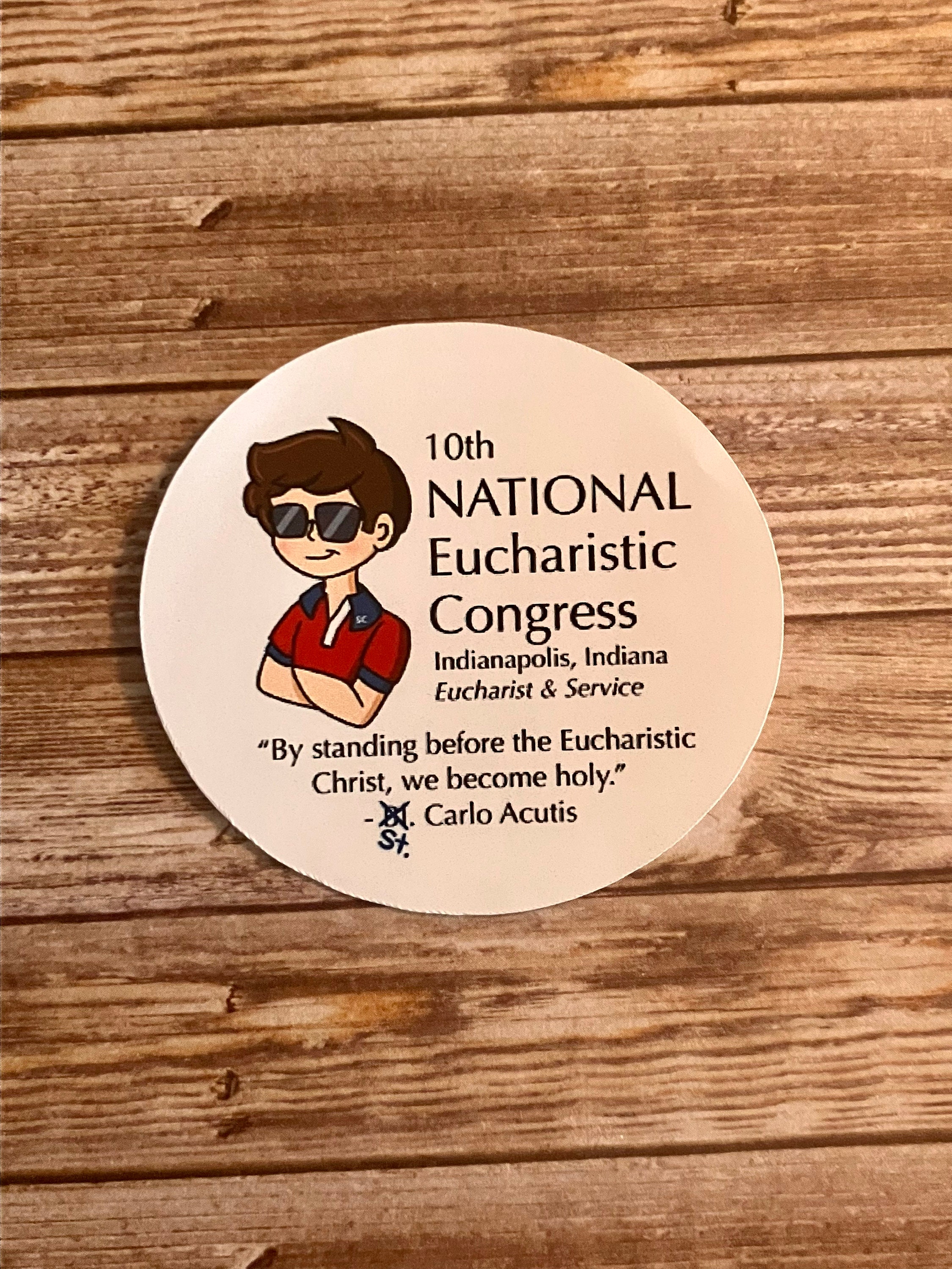 Bl. Carlo Acutis NEC Sticker - Etsy
