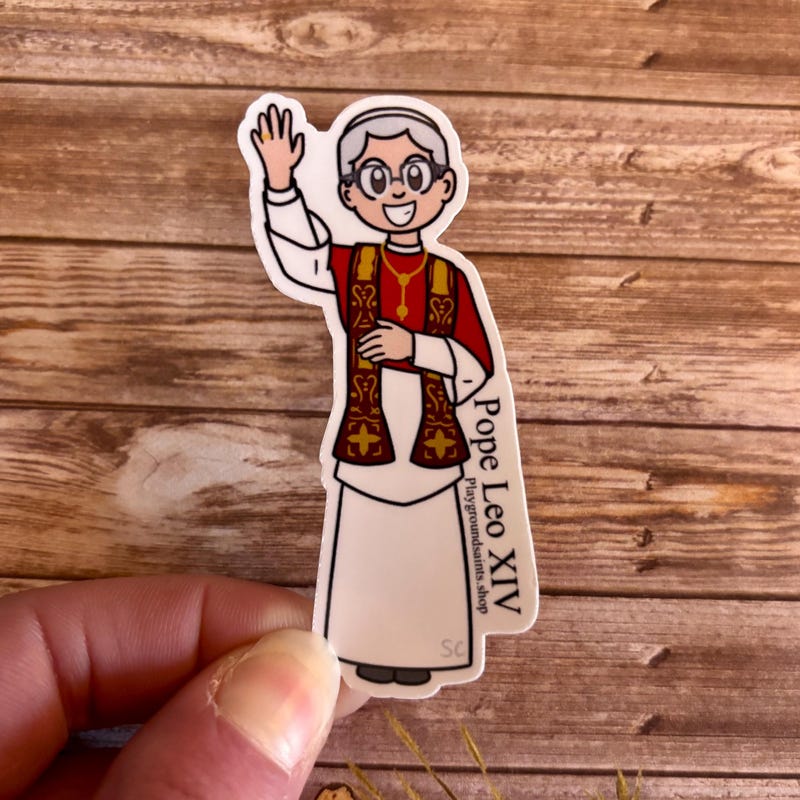 Pope Leo Xiv Stickers - Etsy