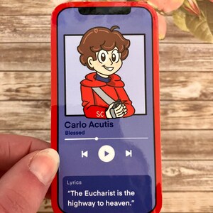 Bl. Carlo Acutis Playlist Sticker - Etsy