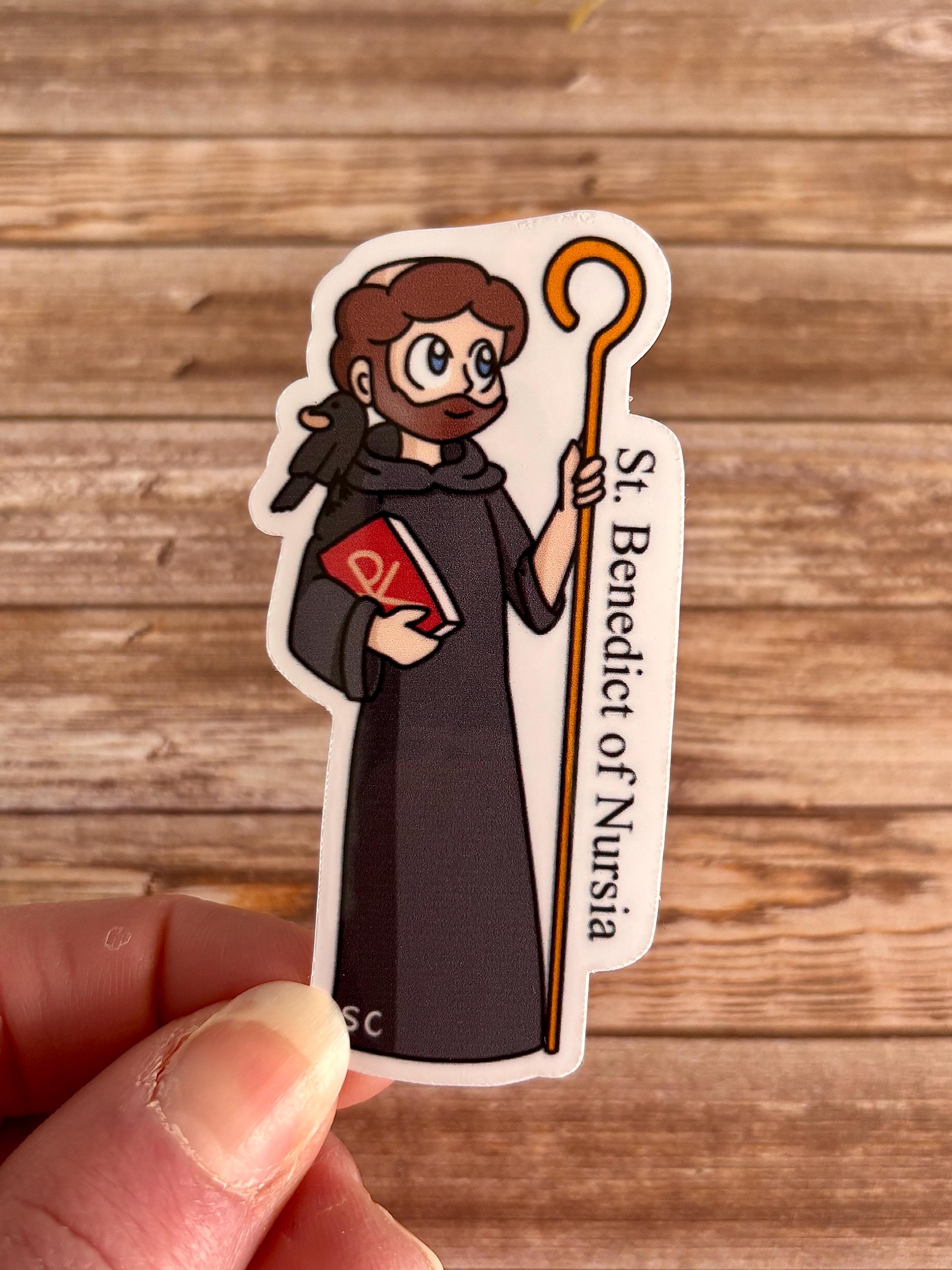 St. Benedict of Nursia Sticker - Etsy