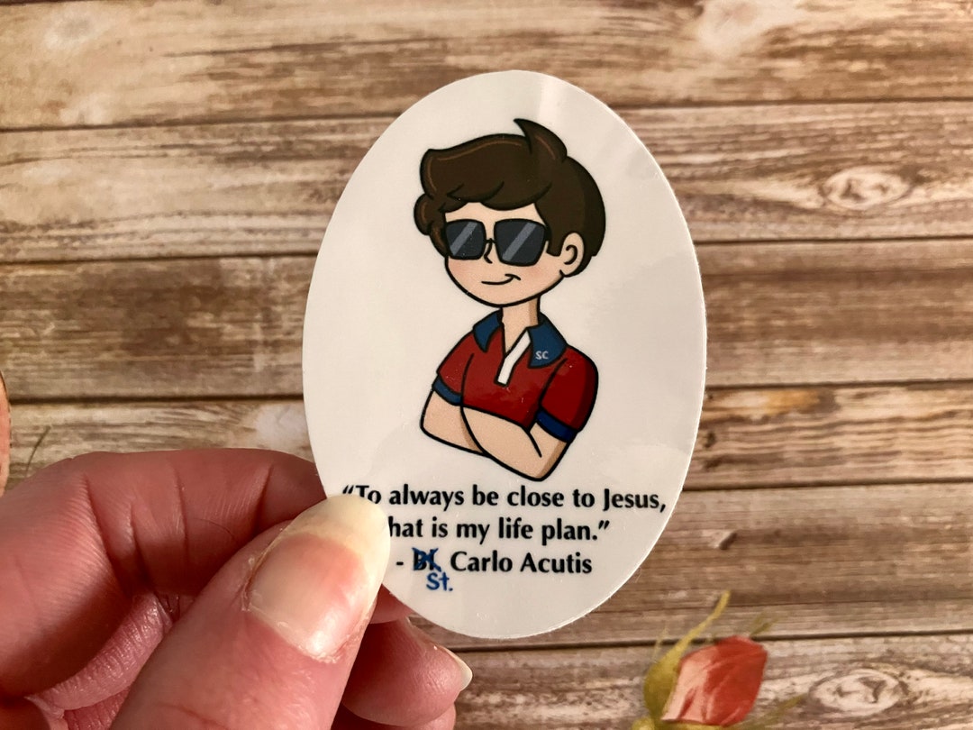St. Carlo Acutis Quote Sticker - Etsy