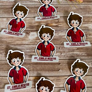 St. Carlo Acutis Sticker - Etsy