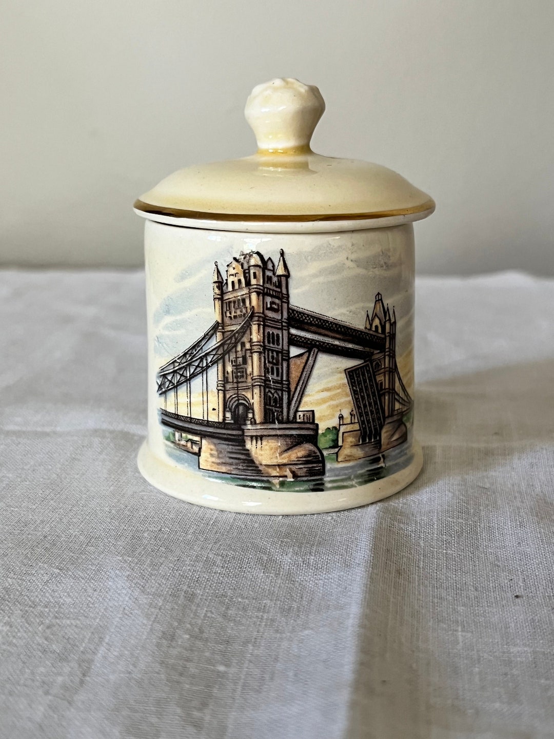 Tower Bridge London Souvenir Sugar Bowl With Lid - Etsy