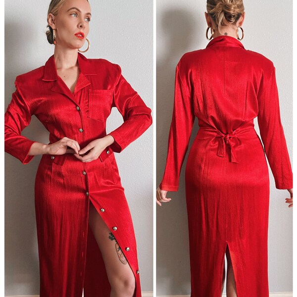 Button Front Dress - Etsy