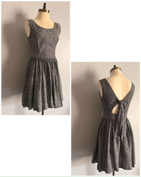 Vintage 1990’s “Allison Blair” Black & White Floral B… - Gem