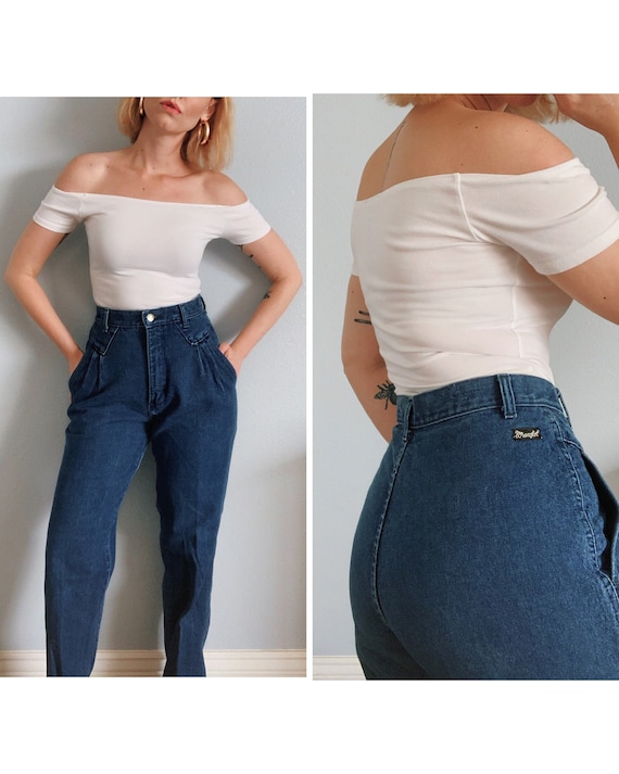 vintage blue jeans 80s - Gem
