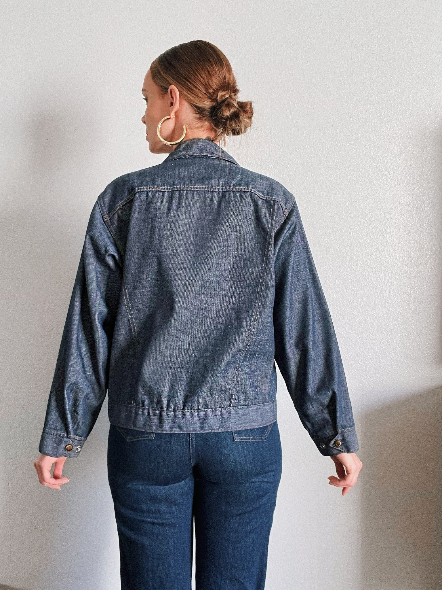 Vintage 1970s levi White Tag Denim Snap Jacket - Etsy