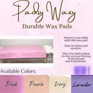 Wax Pad Esthetician Wax Pad Wax Mat Spa Bed Pad Massage - Etsy