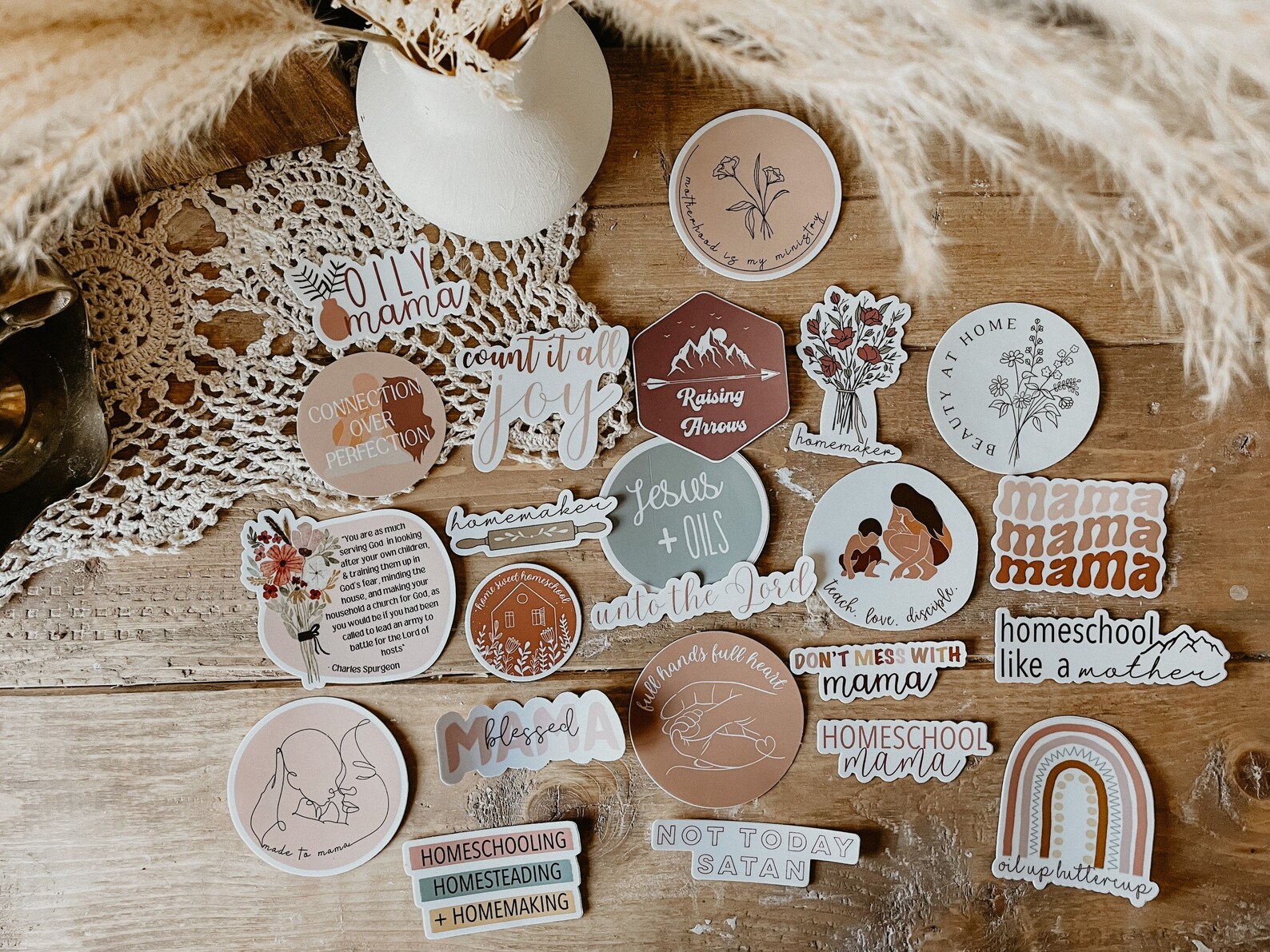 Set of Stickers Motherhood Stickers Homeschooling - Etsy