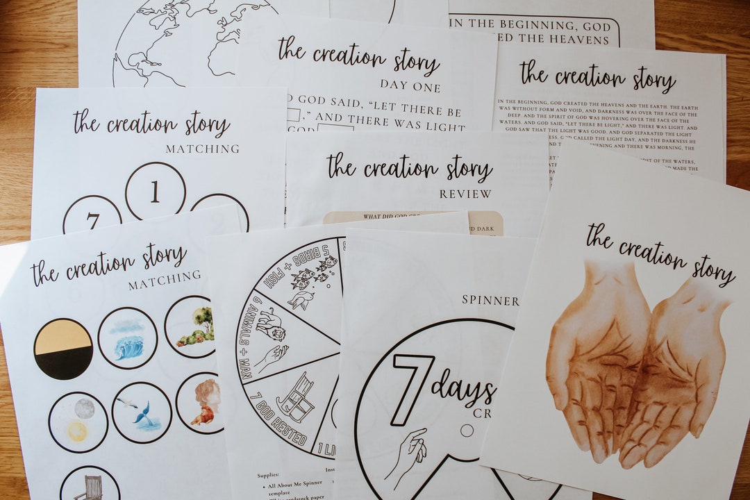 Creation Unit- in the Beginning | Genesis Bible Study for Kids | Sunday ...