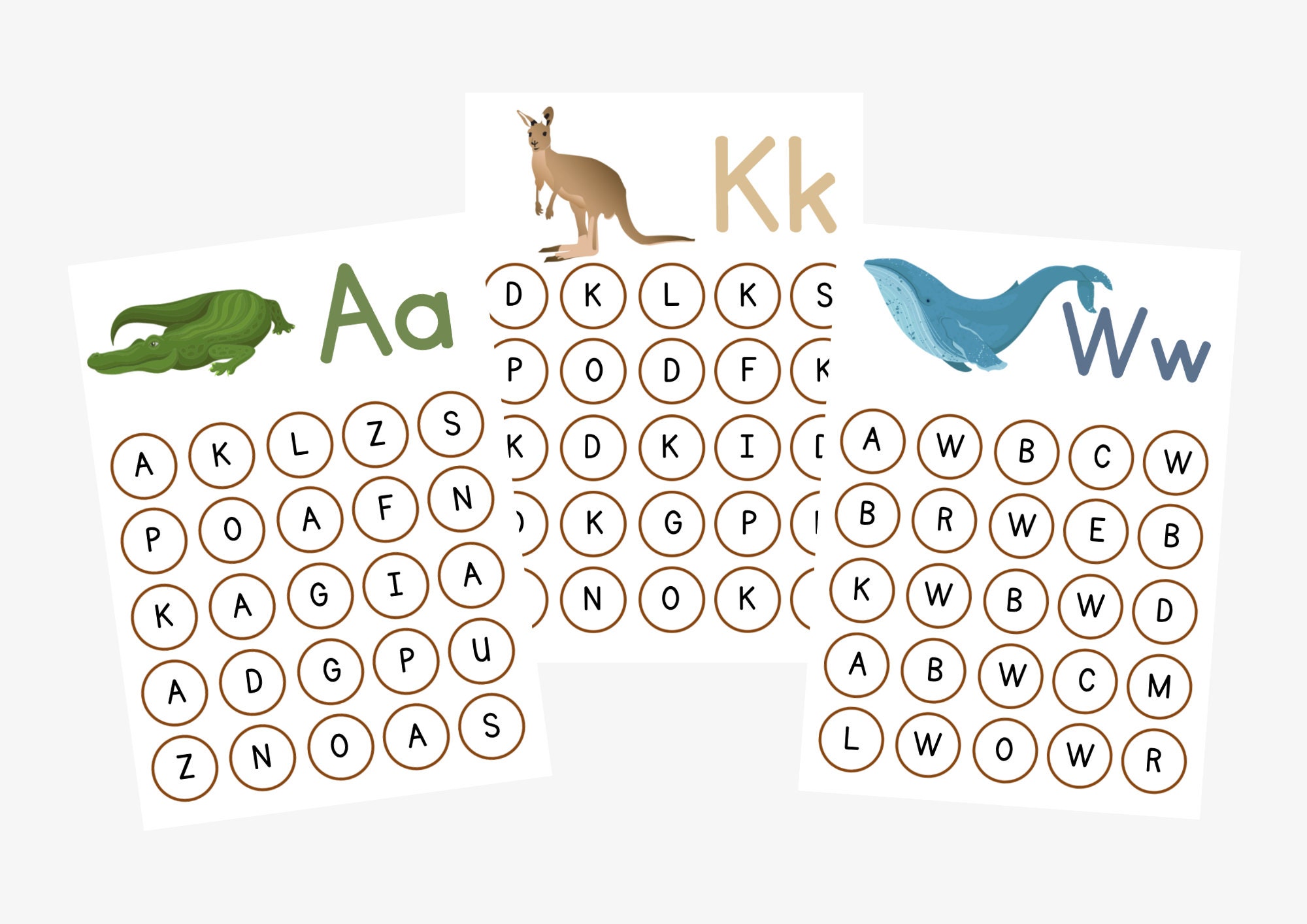 ABC Dot Worksheets| Find the Letter | Homeschool | Preschool | Alphabet ...