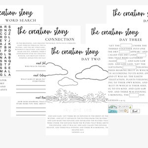 Creation Unit- in the Beginning | Genesis Bible Study for Kids | Sunday ...