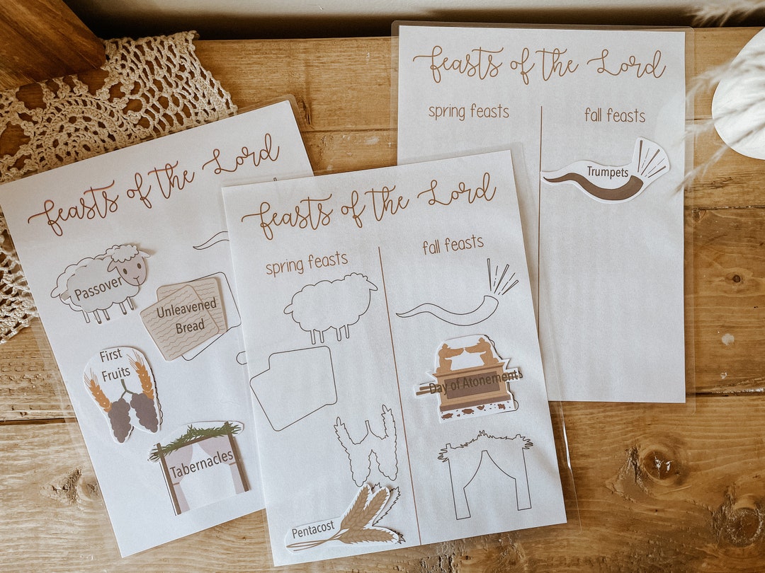 Feasts of the Lord | Homeschool | Bible Lesson | Sunday School - Etsy