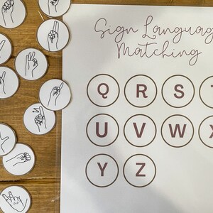 Sign Language Alphabet Worksheet | Homeschool | ASL | Sign Language ...