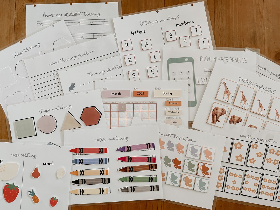 Morning Binder Preschool | Kindergarten | Name Tracing | Calendar Work ...