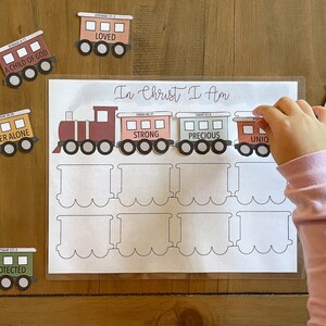 In Christ I Am Worksheet | Who God Says I Am | Homeschool | Bible ...