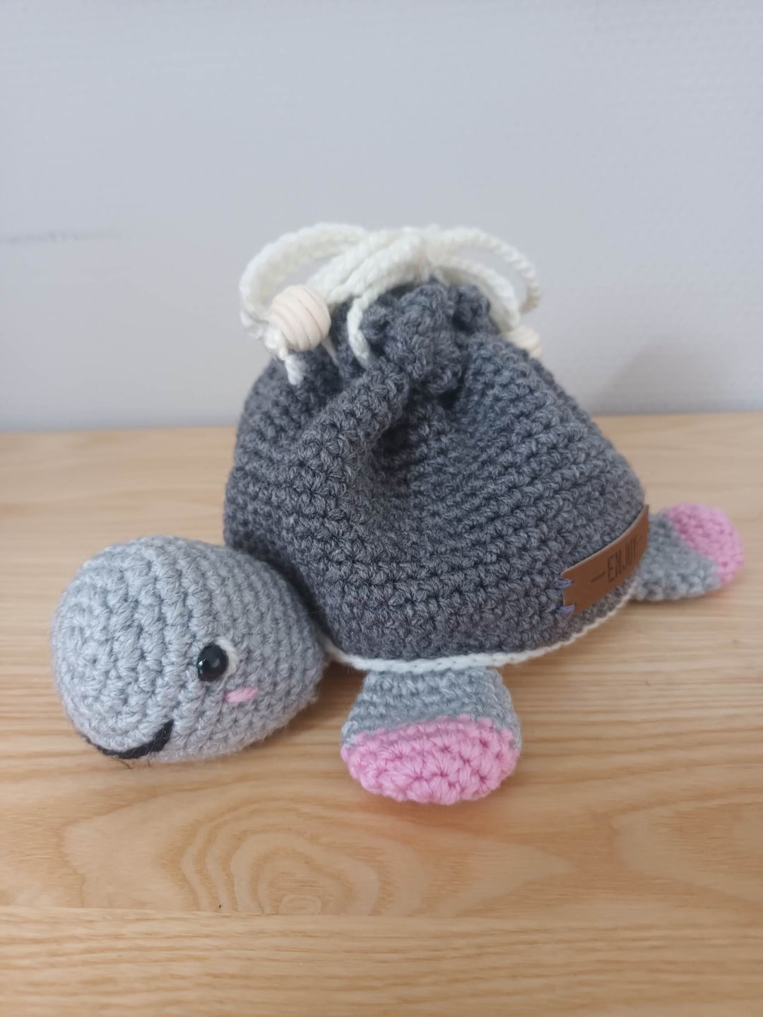 Crochet Turtle Pouch Bag - Etsy