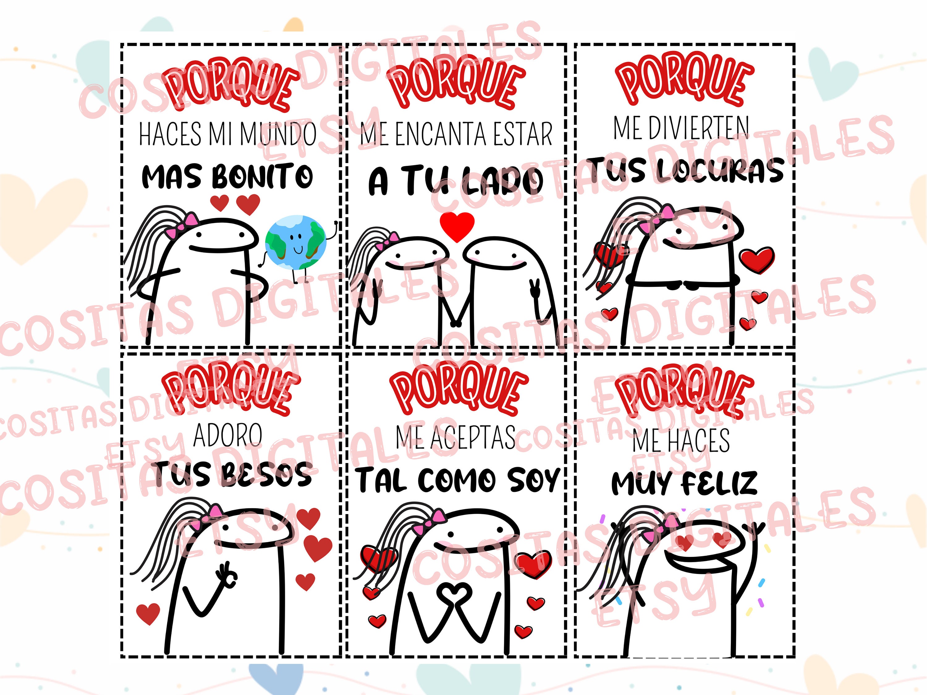 Etiquetas 6 Razones para Amarte Flork Six Pack Cerveza Beer Florky ... Etiquetas 6 Razones para Amarte Flork Six Pack Cerveza Beer Florky ...