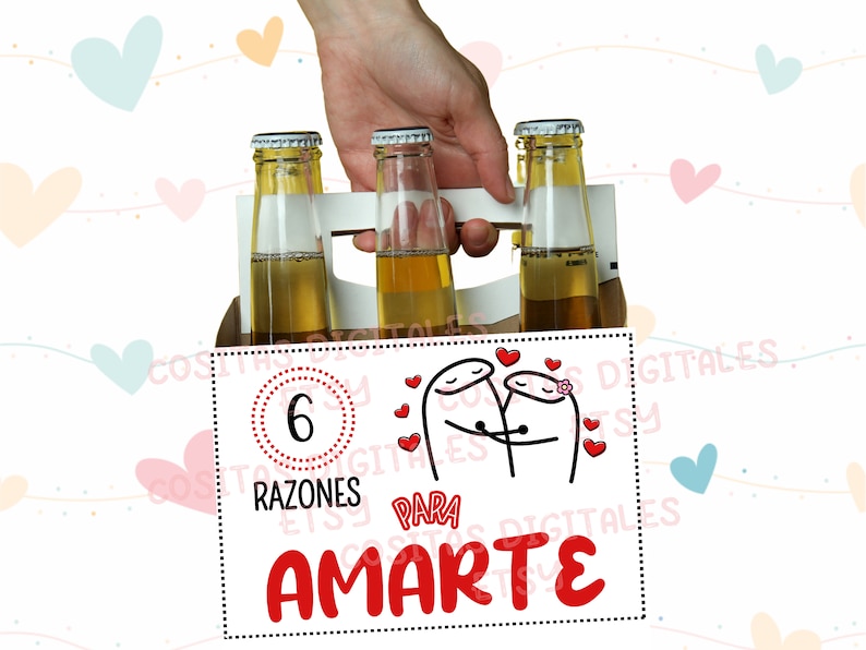 Etiquetas 6 Razones para Amarte Flork Six Pack Cerveza Beer Florky ... Etiquetas 6 Razones para Amarte Flork Six Pack Cerveza Beer Florky ...