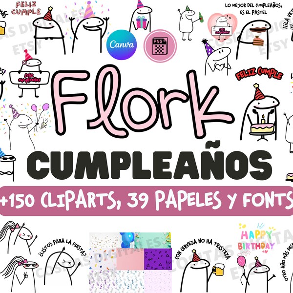 Flork Cumpleaños - Etsy