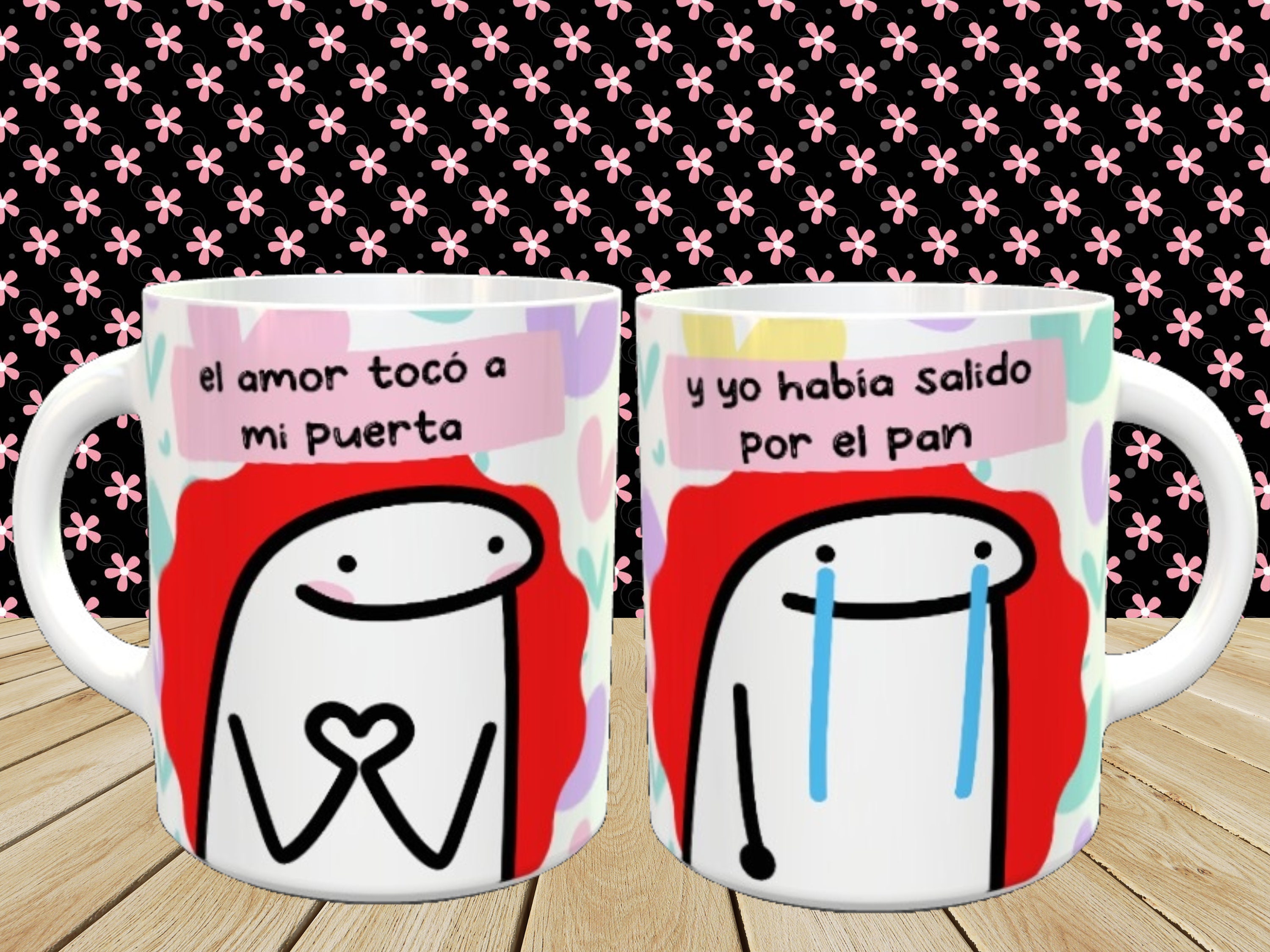 Flork Plantillas Tazas Sublimación 10 Diseños Editables - Etsy