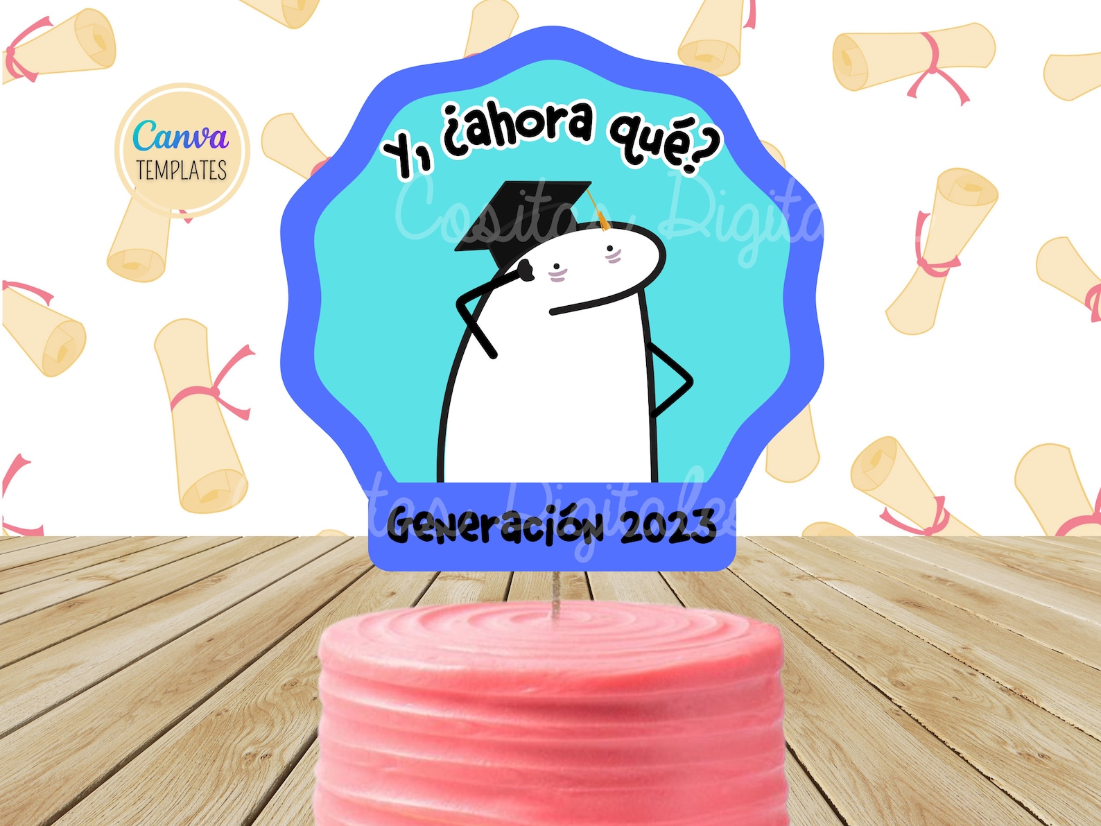 Flork Graduacion 9 Diseños Cake Topper Graduado Prepa - Etsy