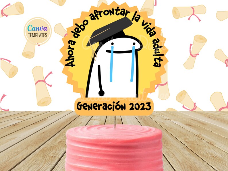 Flork Graduacion 9 Diseños Cake Topper Graduado Prepa - Etsy