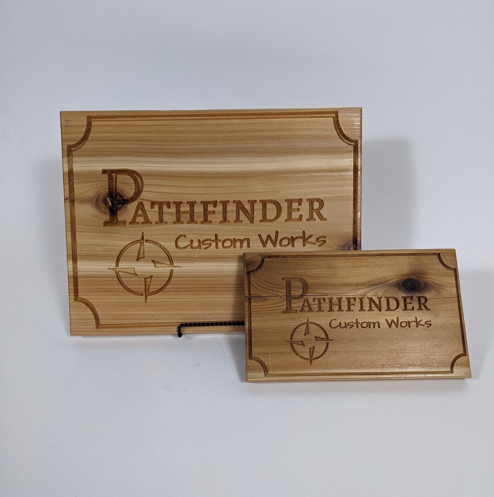 Custom Engraved Wood Sign Cedar - Etsy