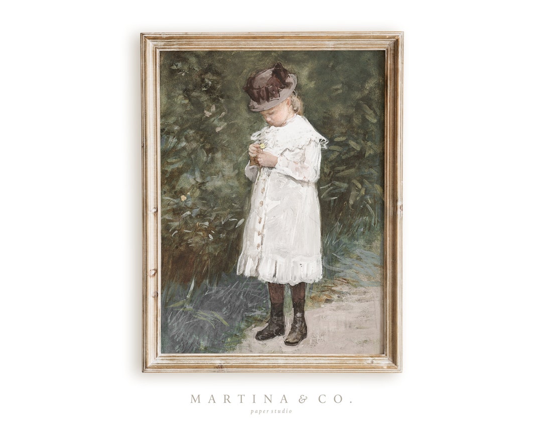 Dutch Girl | Vintage Painting | Digital PRINTABLE Wall Art - Etsy