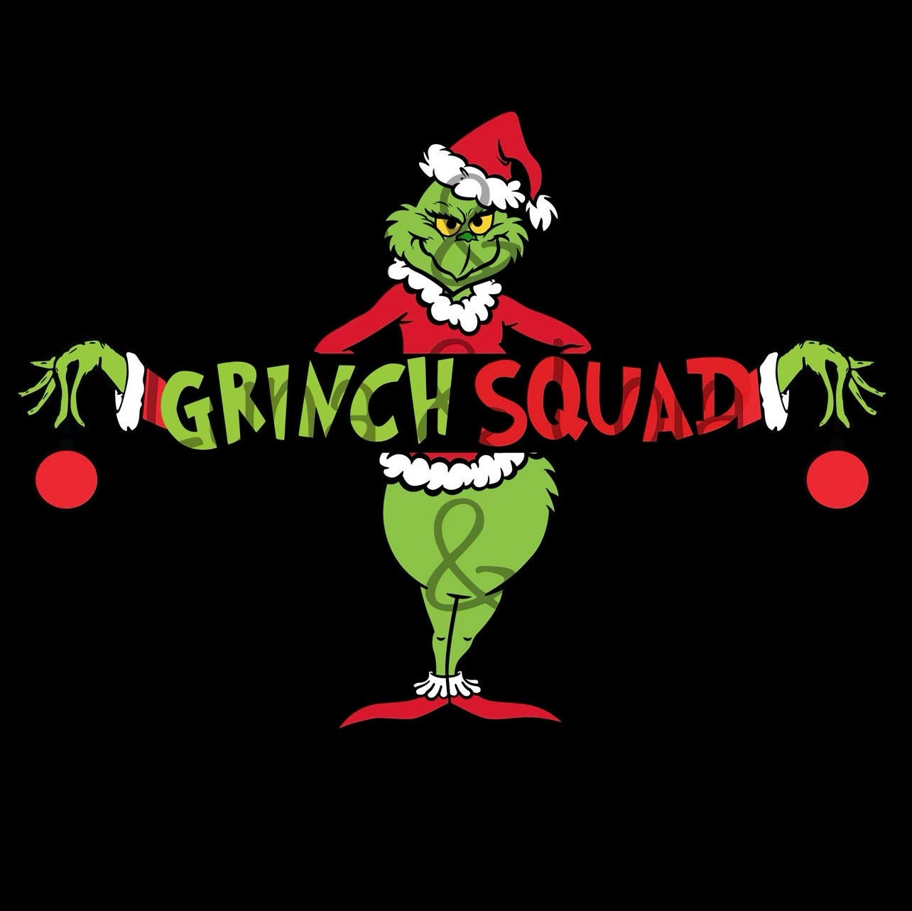 Grinch Squad PNG - Etsy