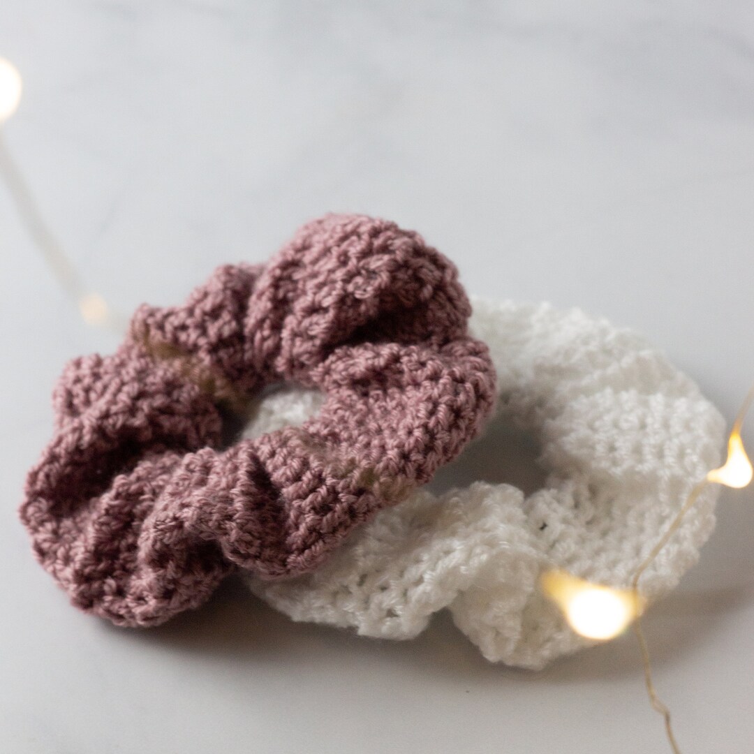 Double Crochet Scrunchie Pattern, Crochet Scrunchie, DIY Scrunchie ...