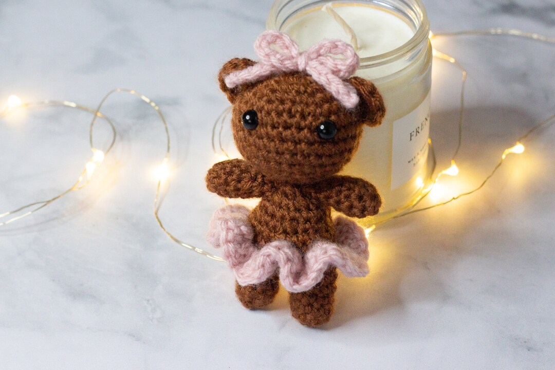 Crochet Ballet Bear Pattern, Crochet Teddy Bear, Crochet Pattern, Bear ...