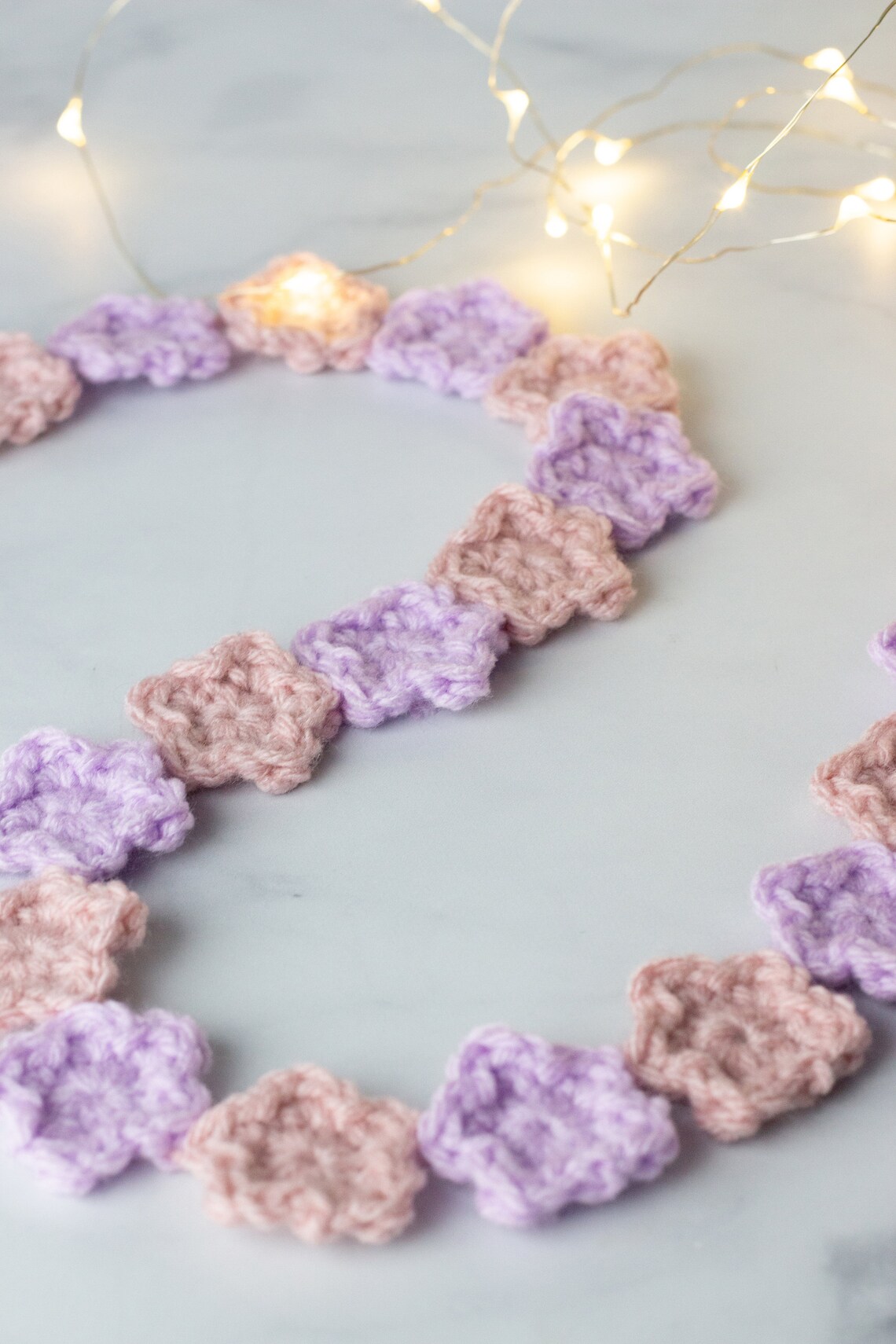 Crochet Flower Garland Pattern, PDF Download, Printable Crochet Pattern ...