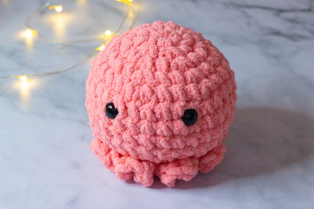 Crocheted Octopus Plushie, Octopus Plush, Octopus Stuffed Animal ...
