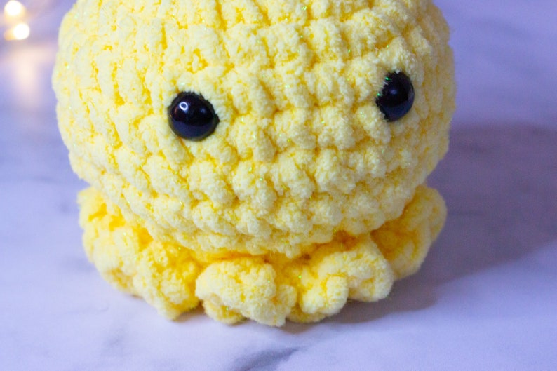 Octopus Plush, Crocheted Octopus Plushie, Octopus Stuffed Animal ...
