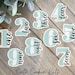 Single Number Cookie Cutters - Classic, Script Font - Single Digit ...