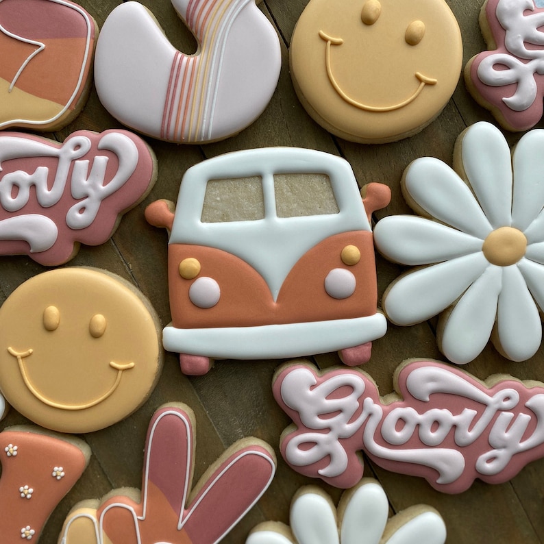 Groovy Camper Van Cookie Cutter Perfect for 70s VW Summer - Etsy
