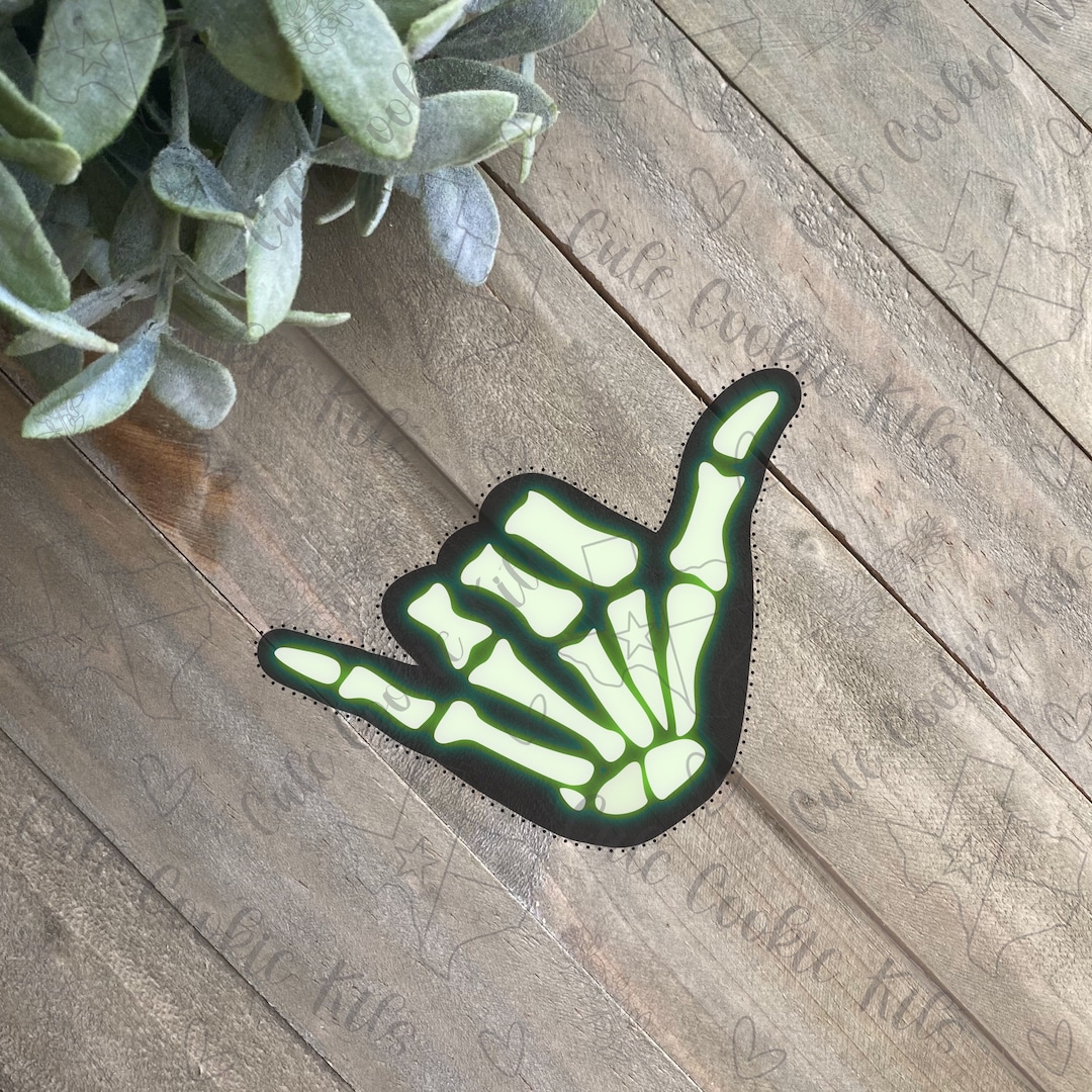 Rad Skeleton Hand Cookie Cutter - Perfect for Halloween, Macabre ...