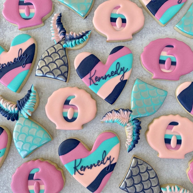 Mermaid Tail Cookie Cutter - Perfect for Brithday, Ocean, Summer Theme ...
