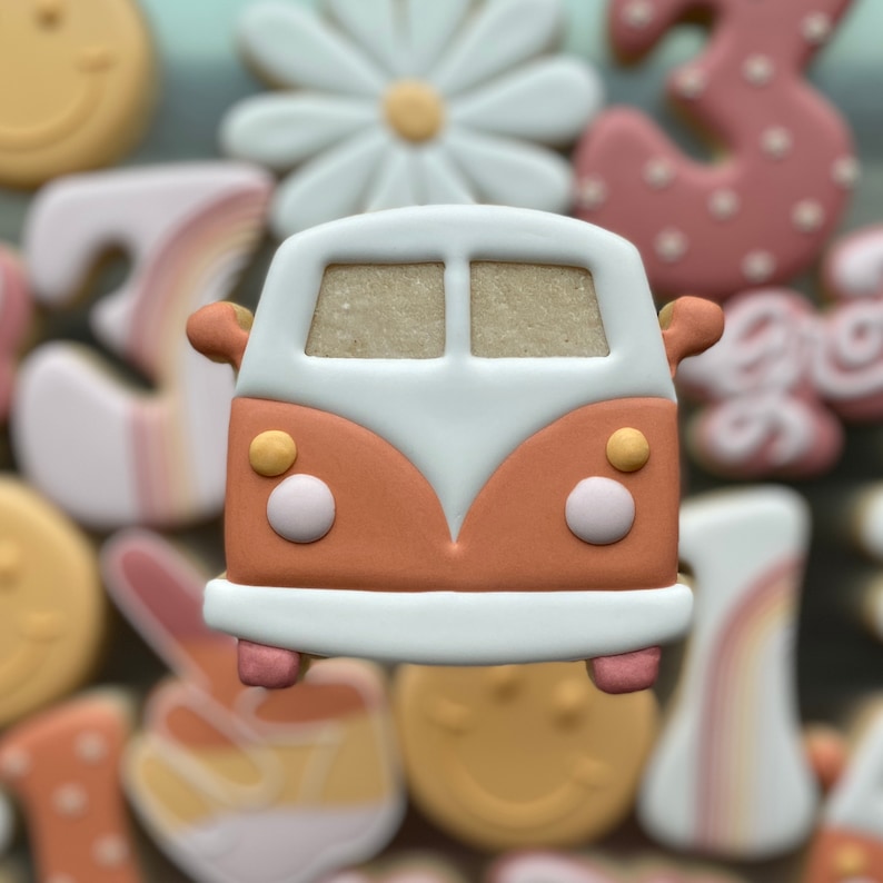 Groovy Camper Van Cookie Cutter Perfect for 70s VW Summer - Etsy