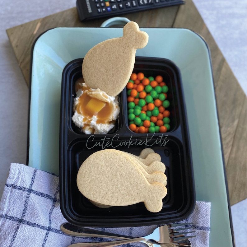 Turkey Leg Cookie Cutter - Drumstick, Chicken, Meat on the Bone ...