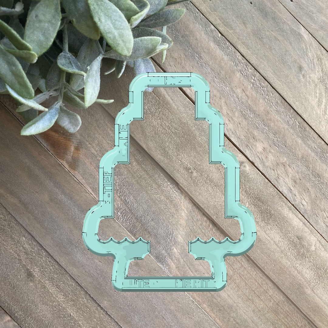 Tiered Cake Scalloped Cake Stand Cookie Cutter - Perfect for Wedding ...