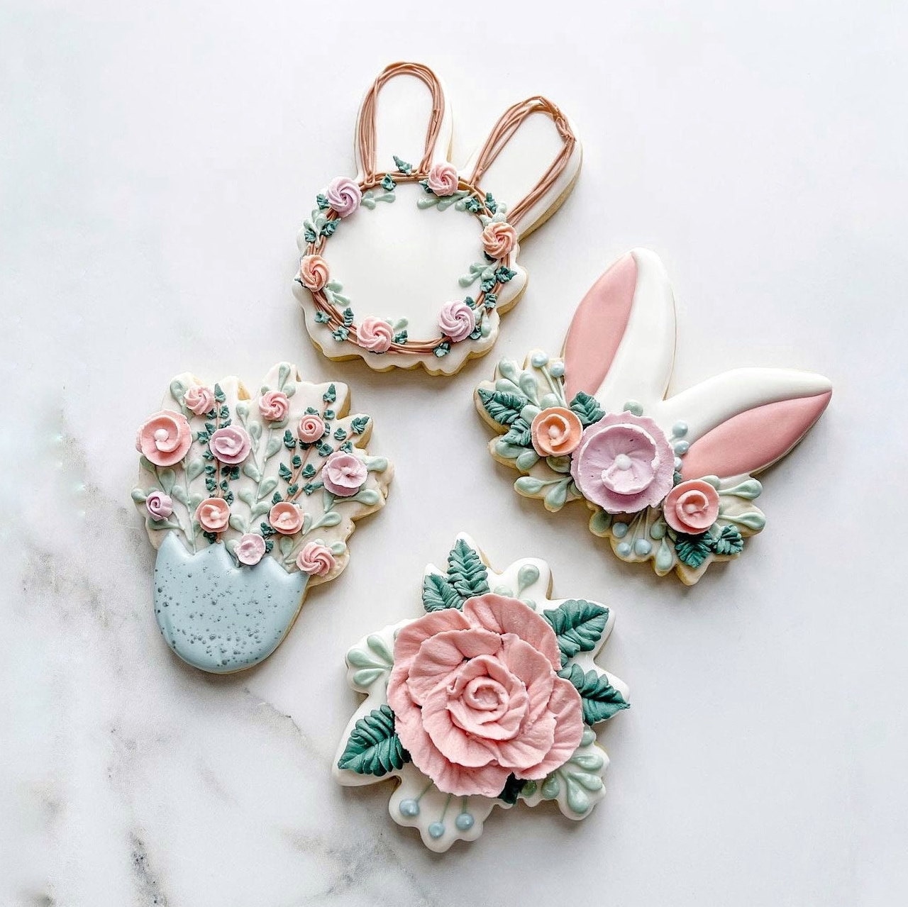 Advanced Spring Florals Cookie Class Cutters by the Flour Shoppe Cookie ...