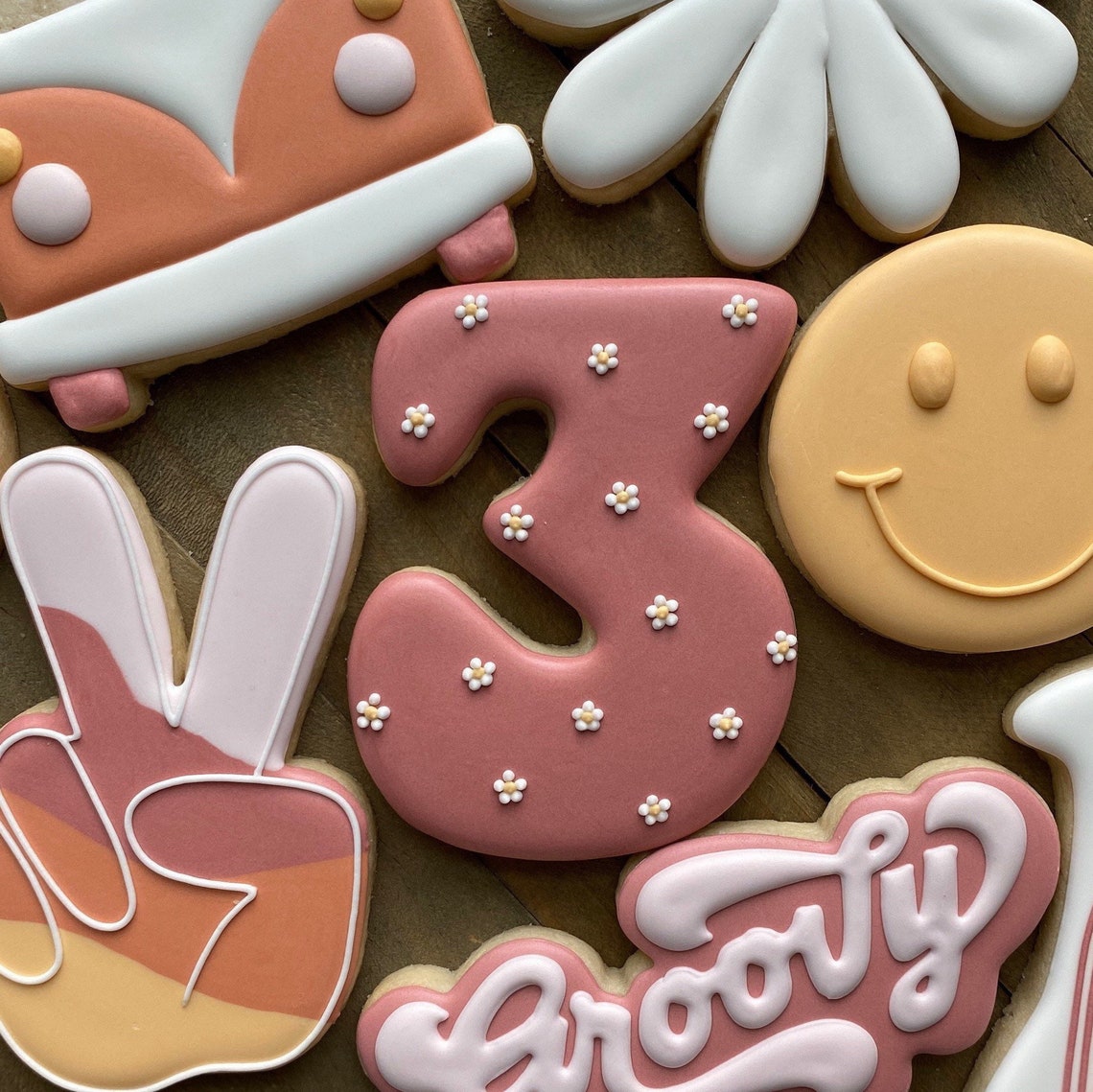 Single Number Cookie Cutters - Fun, Groovy Font - Single Digit Numbers ...